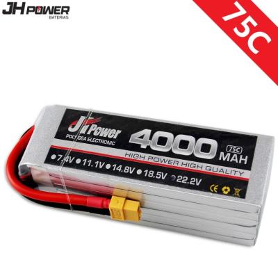 China 75C 4000mAh 3-6S LiPo Battery for FPV Racing Drone Battery model boats and RC car for sale