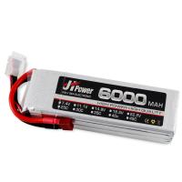 China 6000mAh 4S 60C LiPo Battery for FPV Drones, RC Cars and Model Aircraft, 14.8V for sale