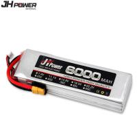 China 6000mAh 4S 60C LiPo Battery for FPV Drones, RC Cars and Model Aircraft, 14.8V for sale