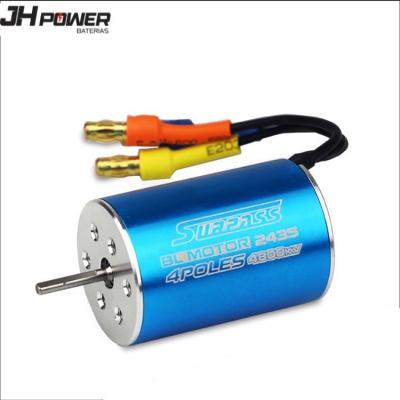 China 2435 Classic Inrunner 4-Pole Sensorless Brushless Motor with 2.0mm Y Shaft, 4800KV, for RC Cars for sale