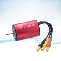 China King Kong Series 2430 Red and Black Waterproof Brushless Motor for 1/16 and 1/18 Scale Model Cars for sale