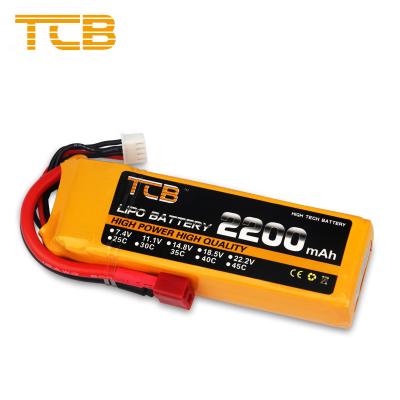 China 2200mAh 35C LiPo Battery 2S/3S/4S for RC Cars, Airplanes, Drones & Model Toys for sale