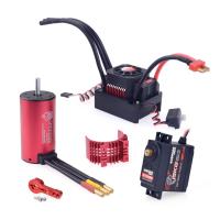 China 3670 motor, 2650KV + 120A ESC + heat dissipation shell + S1500M 15KG servo + servo arm for sale
