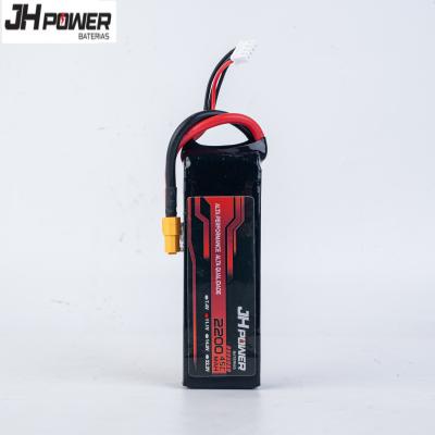 China 2200mAh 3S 11.1V 45C Li-ion Battery Pack for FPV Drones, RC Cars, RC Boats for sale