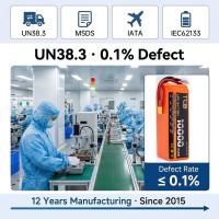 China High Capacity 6S 22.2V 10000mAh 25C LiPo Lithium Battery Pack for RC Drones & RC Vehicles for sale