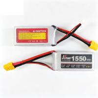 China 3S 11.1V 1550mAh 45C High Discharge Lipo Battery Lithium Battery for RC Quadcopter Airplane Boat for sale