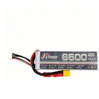 China 75C Lipo Drone Battery 6S 22.2V 6500mAh Lipo Battery For Racing Drones for sale