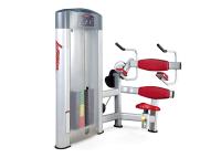 China Commercial Life Fitness Abdominal Crunch Machine 80kg Weight Stack Elliptic Design for sale