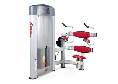 China Commercial Life Fitness Abdominal Crunch Machine 80kg Weight Stack Elliptic Design for sale
