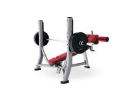 China Commercial Adjustable Decline Weight Bench Press Machine 3.5mm Steel Frame for sale
