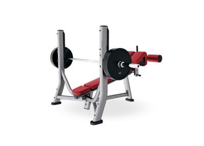 China Commercial Adjustable Decline Weight Bench Press Machine 3.5mm Steel Frame for sale
