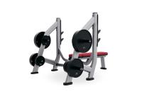 China Commercial Gym Rack and Olympic Bench Weight Storage Machine 140mm Steel Tube for sale