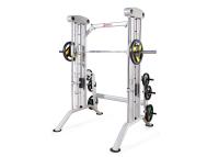 China Life Fitness Multi Power Cage Squat Smith Machine Rack 3.5mm Steel Frame for sale
