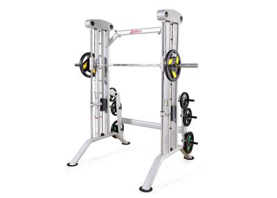 China Life Fitness Multi Power Cage Squat Smith Machine Rack 3.5mm Steel Frame for sale
