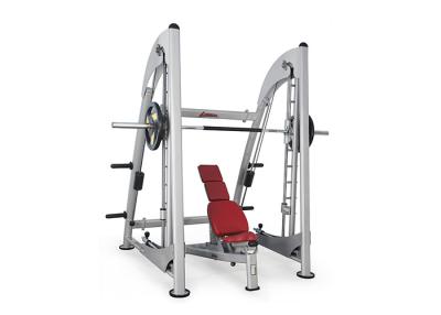 China LJFITNESS Smith Machine Compressive Power Rack 3.5mm Steel Frame Commercial Gym Equipment for sale