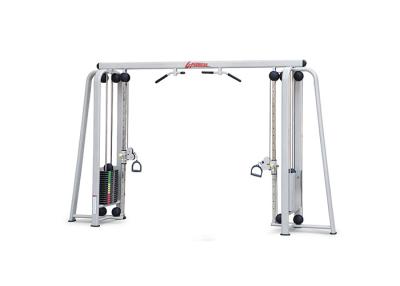 China Adjustable Cable Crossover Machine 3.5mm Steel Frame Bodybuilding Gym Equipment for sale