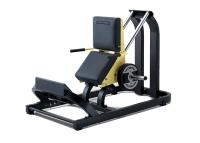China Square Tube Hammer Strength Calf Raise Machine Seated Type With Steel Frame for sale
