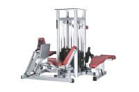 China Commercial 4 Station Multi Station Gym Equipment Integrated Sports Exercise Machine LJ5904A for sale