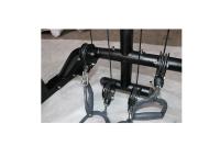 China Commercial Multi Station Power Rack Functional Trainer Black Steel Tube 1000 lbs Capacity for sale