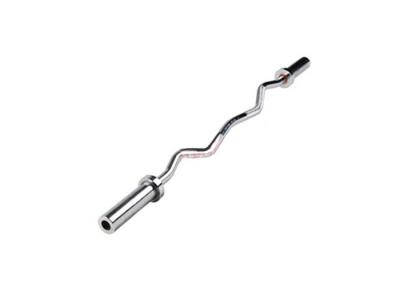 China Z Shape Weight Lifting Bar 870mm 50mm Diameter Gym Fitness Equipment for Indoor Exercise for sale
