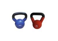 China Colorful Rubber Kettlebell 4kg to 32kg Cast Iron Core for Commercial Gym for sale