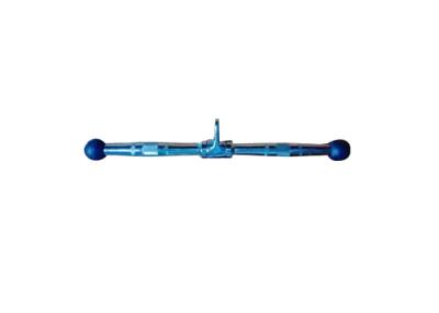 China Steel Straight Lat Bar 490mm Power Training Handle for Commercial Gym Use for sale