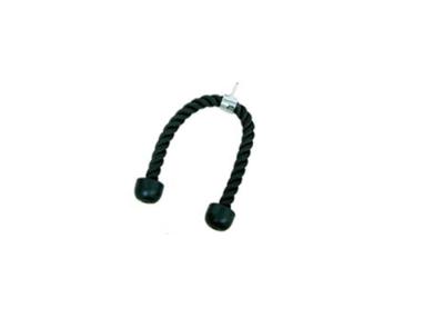 China Commercial Gym Cable Triceps Pushdown Exercise Ropes Black 1.5m Durable Fitness Accessories for sale
