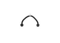 China Commercial Gym Cable Triceps Pushdown Exercise Ropes Black 1.5m Durable Fitness Accessories for sale