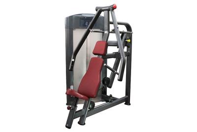 China LJFITNESS Seated Chest Press Machine Commercial Strength Training Equipment 3.5mm Steel Frame for sale