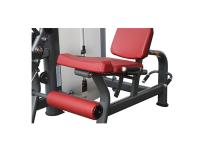 China Q235 Steel Multi Function Prone Leg Curl and Seated Leg Extension Machine 80kg Weight Stack for sale