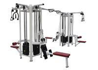 China Commercial Multi Jungle 8 Station Gym Fitness Machine for Body Building LJ-5907 for sale