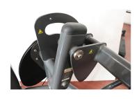 China Commercial Seated Abdominal Crunch Machine 80kg Weight Stack Gym Equipment for sale