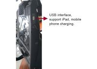 China PP Material Stationary Exercise Bike 15kg Flywheel Electromagnetic Resistance Recumbent Bicycle for sale