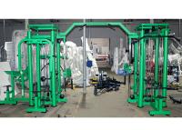 China Commercial 8 Station Multi Gym Equipment Green Color LJ-5906 for Bodybuilding for sale
