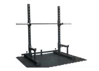 China Elliptical Tube 3.5mm Thickness Gym Rack And Bench for sale
