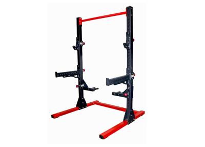 China Multi Functional Gym Rack and Bench for Weightlifting Adjustable Half Squat Rack 500 lbs Capacity for sale