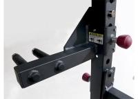 China Multi Functional Gym Rack and Bench for Weightlifting Adjustable Half Squat Rack 500 lbs Capacity for sale