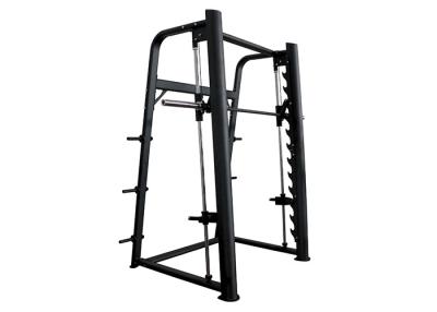 China Commercial Smith Machine 213kg Squat Power Rack 124x221x237cm Q235 Steel for sale