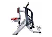 China Commercial Life Fitness Seated Rowing Machine 300kg Capacity Black Tube for sale