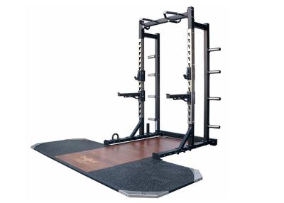 China Commercial Multi Functional Squat Rack with Weightlifting Platform 1000 lbs Capacity for sale