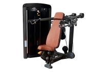 China Commercial Grade Shoulder Press Machine 80kg Weight Stack Black Steel Gym Equipment for sale