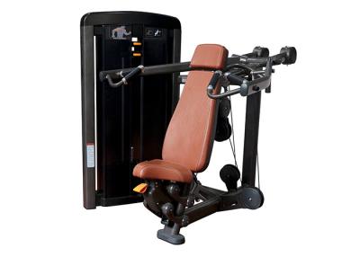 China Commercial Grade Shoulder Press Machine 80kg Weight Stack Black Steel Gym Equipment for sale