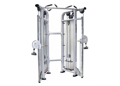 China Silver Frame Dual Adjustable Gym Pulley Machine 90mm 120mm Pulley for Training for sale