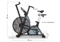 China Stationary Assault Air Bike 26 Inch Fan Chain Drive Cardio Gym Equipment for sale