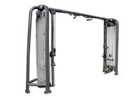 China Gray Frame Dual Adjustable Cable Crossover Gym Pulley Machine 90mm 120mm for sale