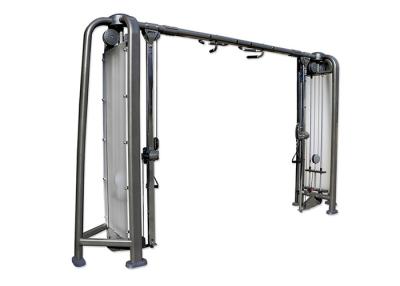 China Gray Frame Dual Adjustable Cable Crossover Gym Pulley Machine 90mm 120mm for sale