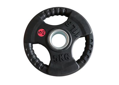 China Black Fixed Rubber Weight Plates 1.25kg to 25kg for Gym Body Building for sale