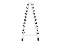 China Q235 Steel Tube Ten Pairs Vertical Dumbbell Rack 3.5mm Thickness Commercial Fitness for sale