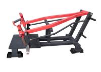 China Commercial Square Tube Hammer Strength Plate Loaded Shrug Machine 300kg Capacity Gym Equipment for sale