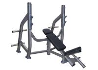 China Commercial Adjustable Incline Bench Press Machine 3 Layer Powder Coating 150kg Capacity for sale